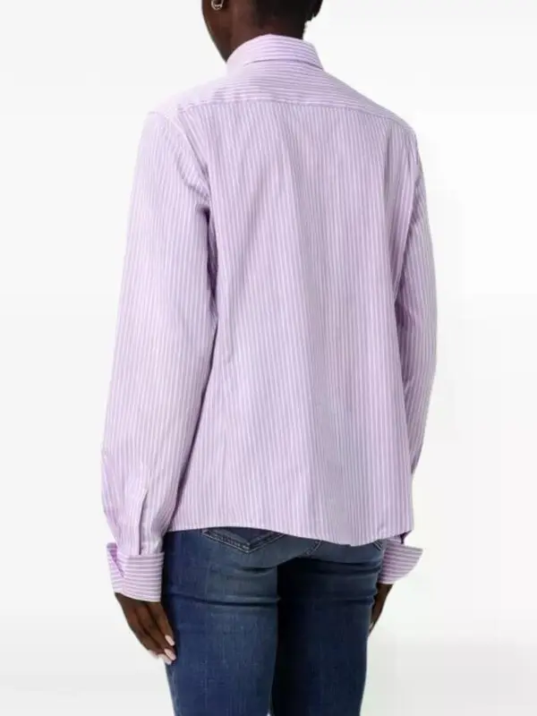 FAY Striped Long-sleeve Shirt