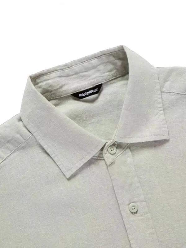 REFRIGIWEAR Cape May Logo-patch Shirt - Grey