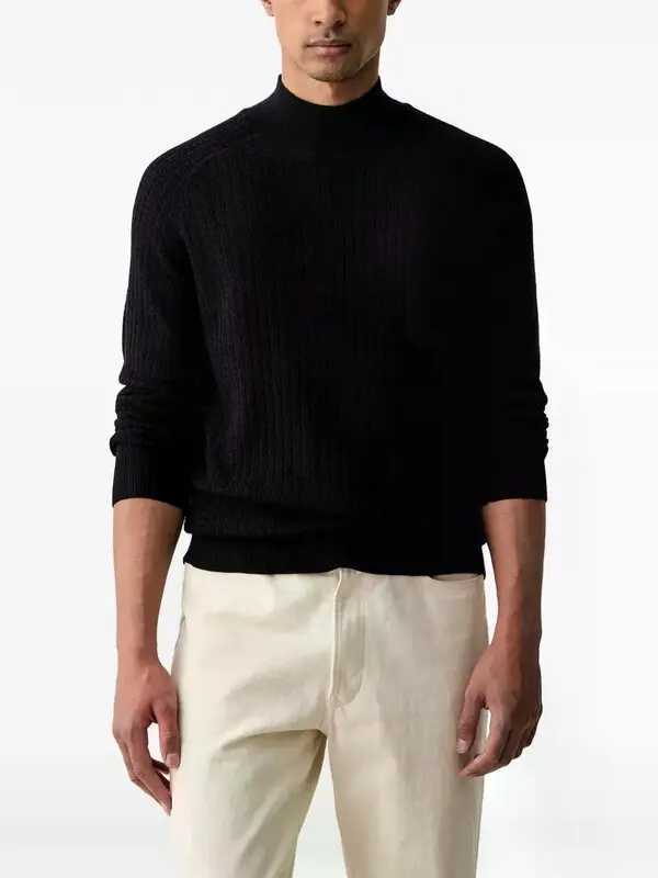 TRUSSARDI Ribbed-knit High-neck Sweater