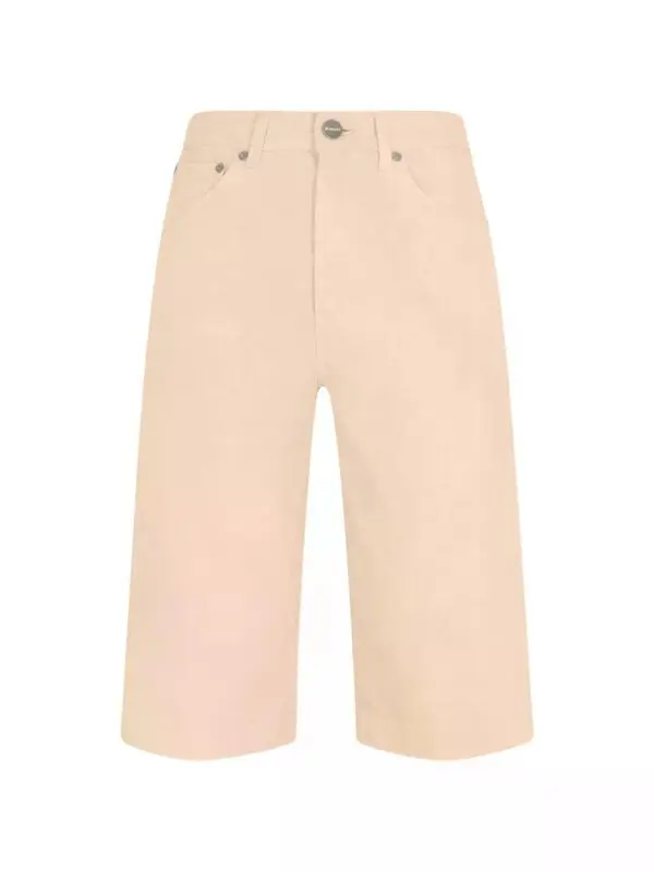 DONDUP Delfine Belt-loop Shorts - Neutrals