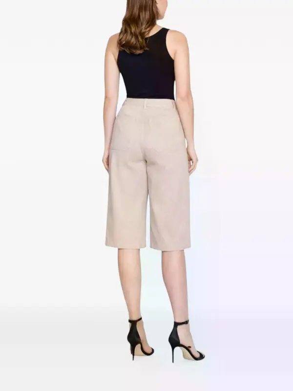 DONDUP Delfine Belt-loop Shorts - Neutrals