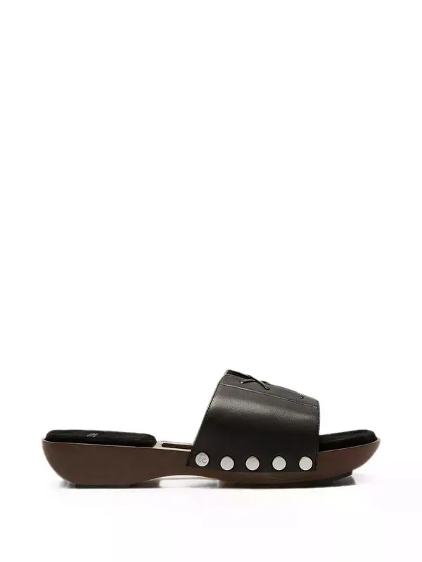 LILI CURIA Uma Lace-up Clogs