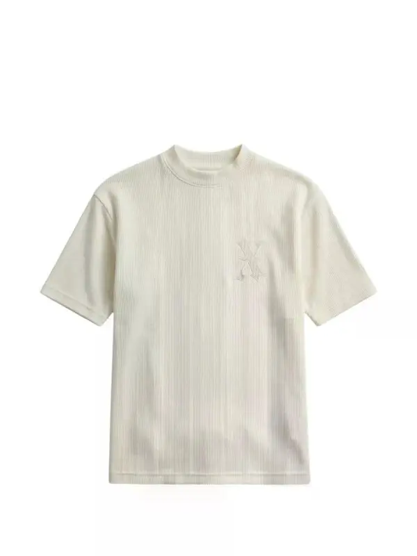 John Richmond Logo-embroidered Ribbed T-shirt