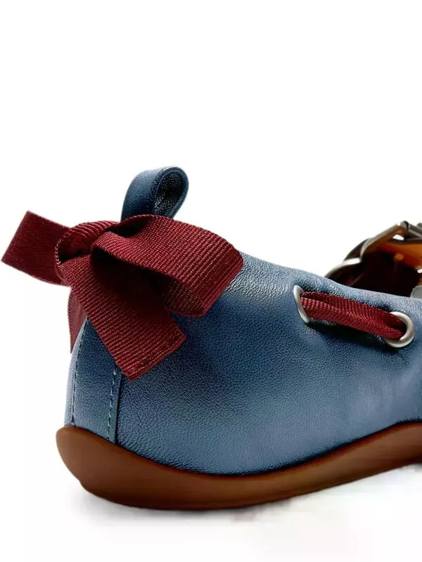 LILI CURIA Sylvie Buckled Ballet Flats