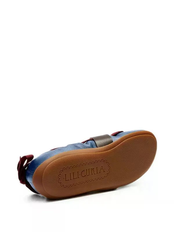 LILI CURIA Sylvie Buckled Ballet Flats