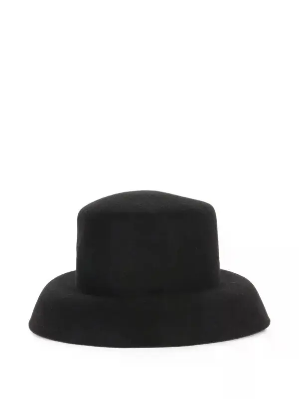 ALEXIA ALVAREZ DE TOLEDO Feather-brooch Wide-brim Hat