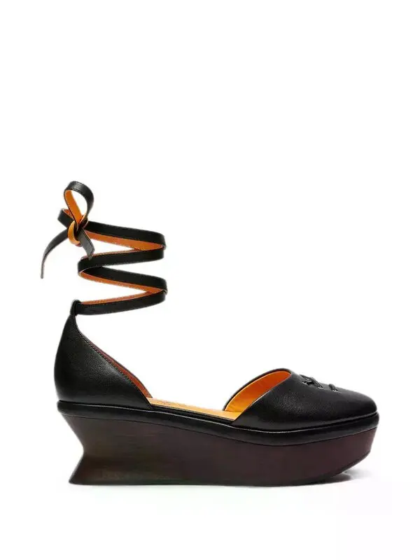 LILI CURIA Petra Lace-up Platform Sandals