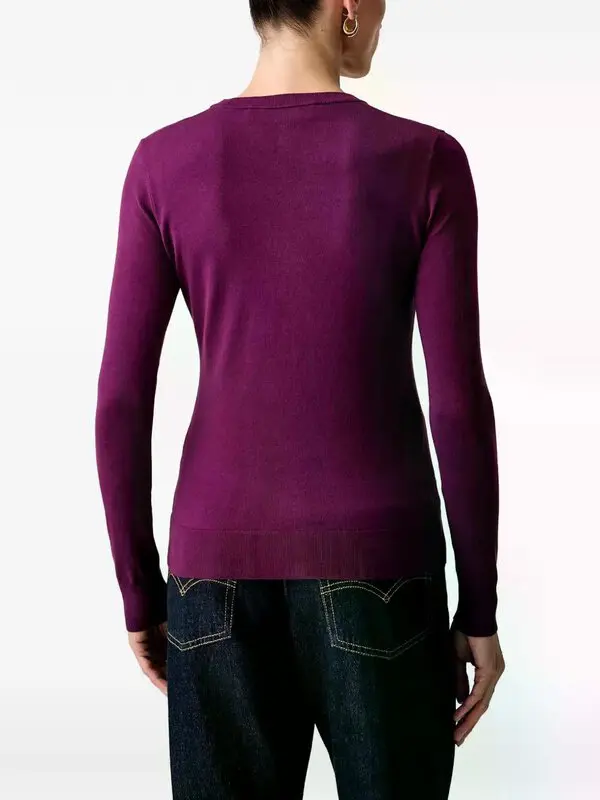 TRUSSARDI Crew-neck Long-sleeve Sweater