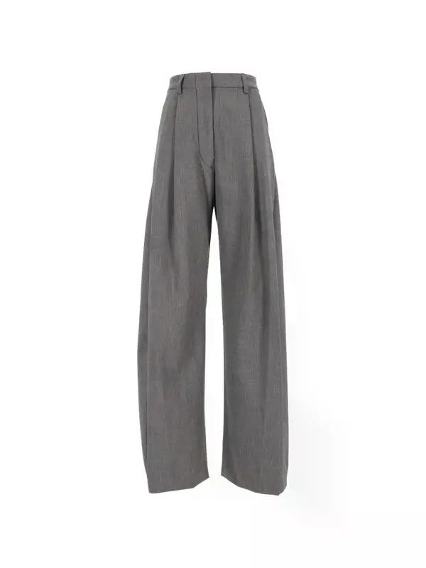 THELATEST Pleated Wide-leg Trousers