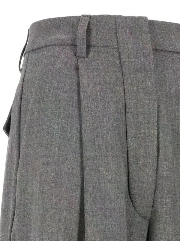 THELATEST Pleated Wide-leg Trousers