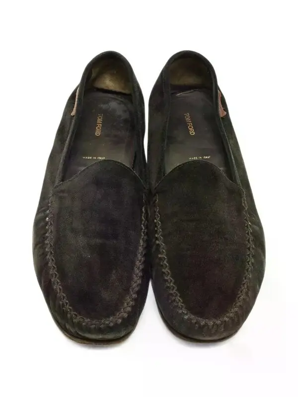 TOM FORD Suede Slip-on Loafers