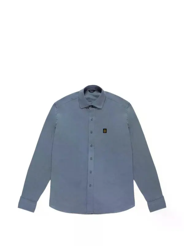 REFRIGIWEAR Cape May Logo-patch Shirt - Blue