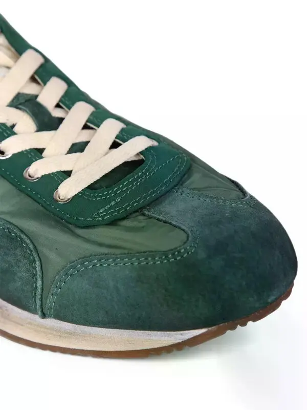 DIADORA Suede-panelled Equipe Vela Sw Sneakers - Green