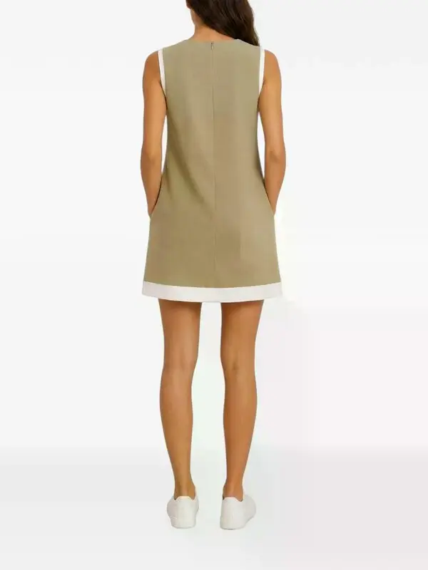 Moschino Contrast-trim Sleeveless Dress