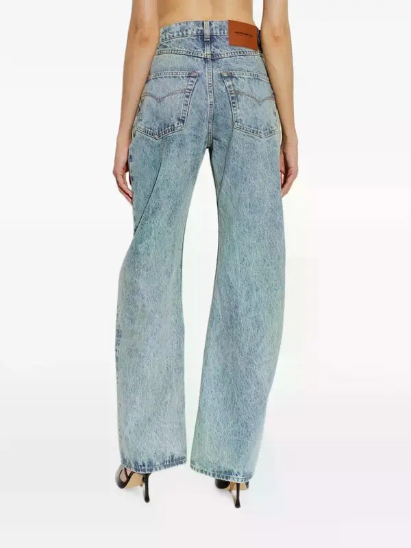 Vetements Logo-embroidered Jeans