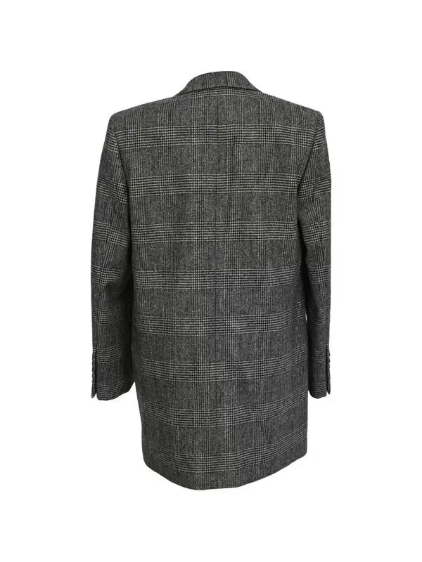 Saint Laurent 2023 Checked Single-breasted Blazer