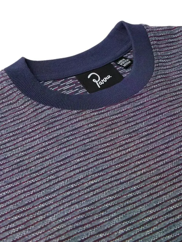 PARRA Stripe Chest-pocket T-shirt