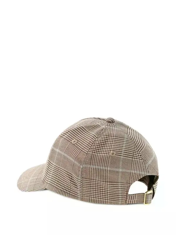 Guess Prince Of Wales Checked Cap