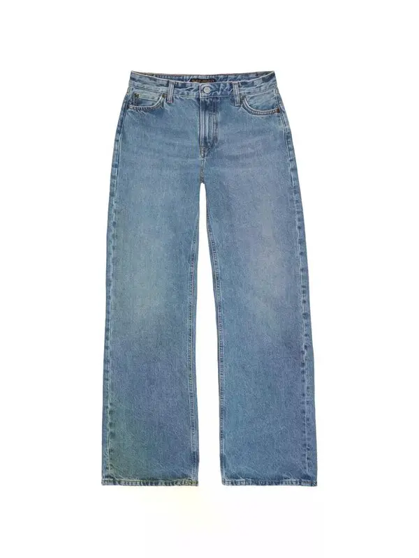 Nudie Jeans Wide Heidi Logo-patch Wide-leg Jeans