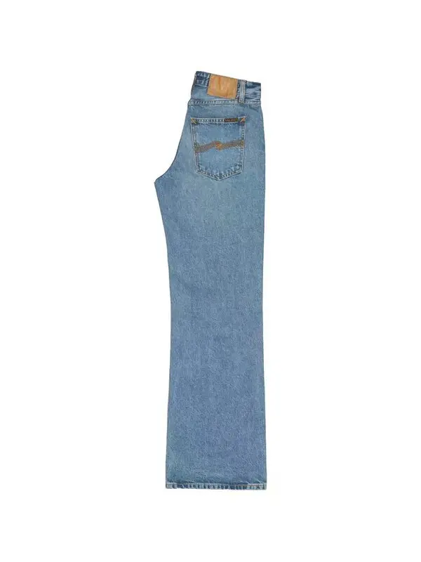 Nudie Jeans Wide Heidi Logo-patch Wide-leg Jeans