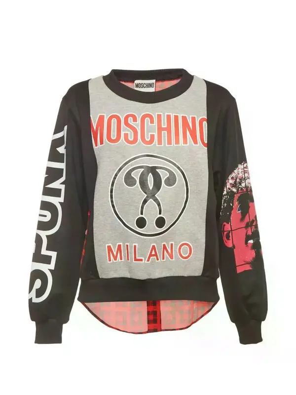 Moschino Graphic-print Sweatshirt - Black
