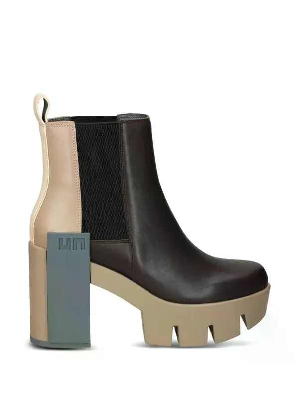 United Nude Grip Chelsea Mid V Boots - Brown