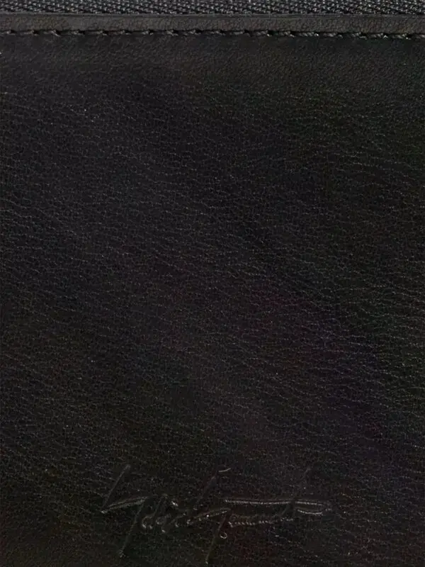 Yohji Yamamoto Logo-debossed Leather Wallet