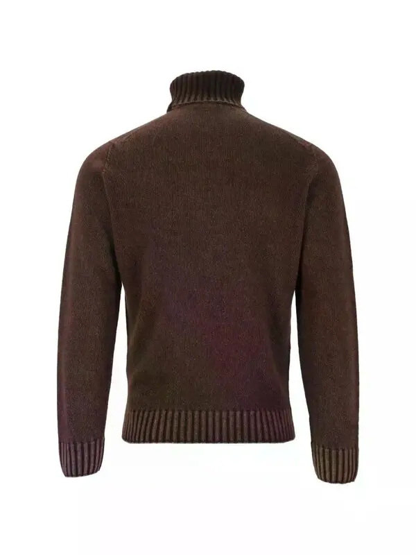 AL DUCA D’AOSTA 1902 Roll-neck Ribbed-trim Sweater