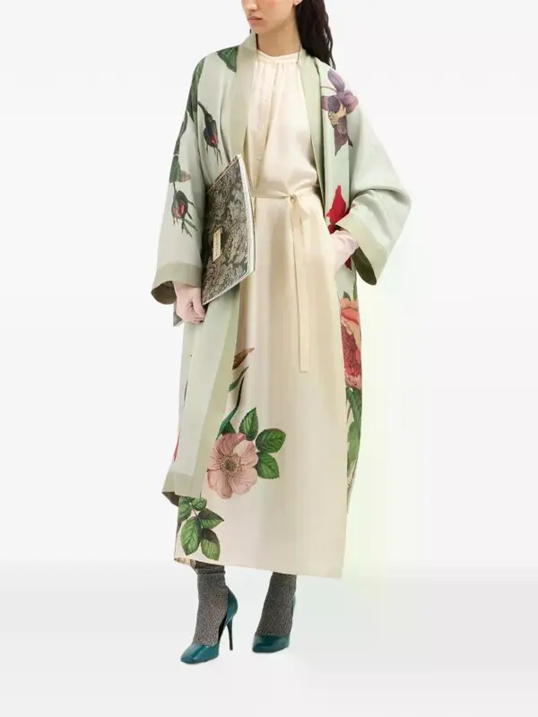 PIERRE-LOUIS MASCIA Aloe Floral-print Kimono