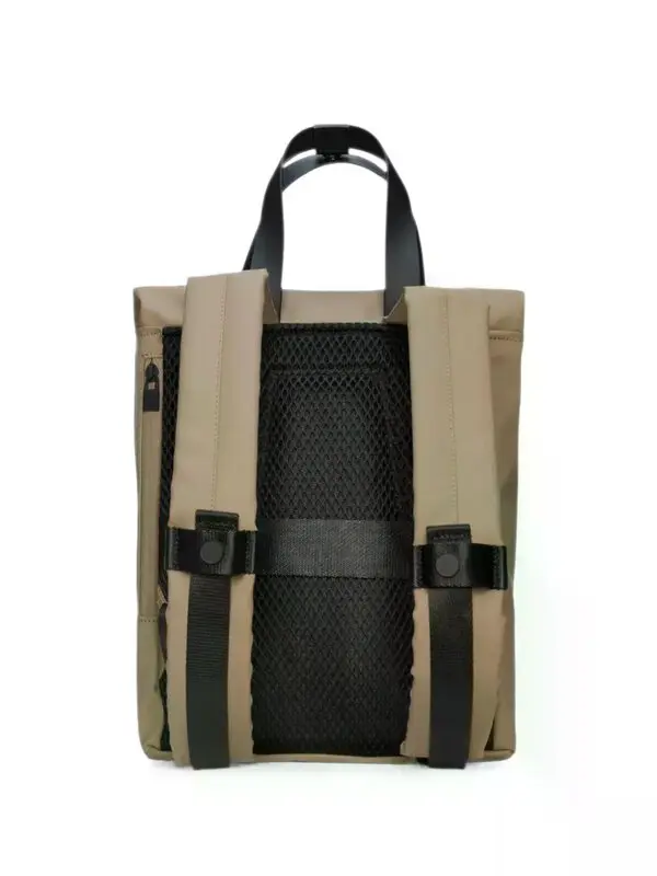 Rains Waterproof Fold-over Backpack - Neutrals