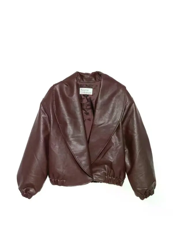 Source Unknown Eleni Bomber Jacket - Red