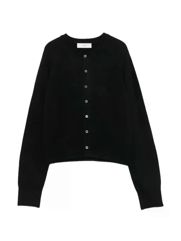 DUNST Button-up Cardigan - Black
