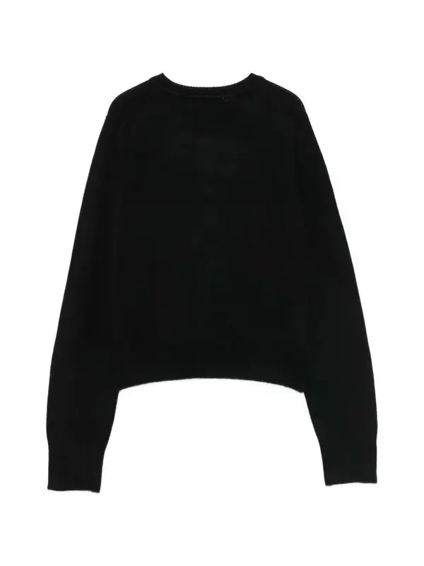 DUNST Button-up Cardigan - Black