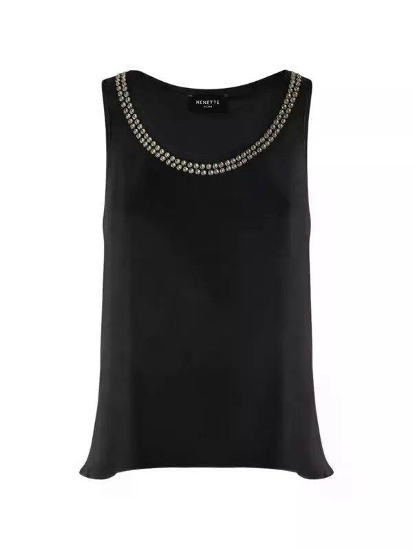 NENETTE Embellished Sleeveless Top