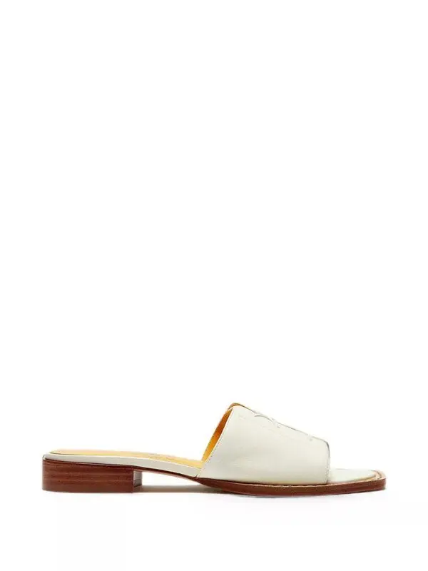 LILI CURIA Leather Lace-up Sandals