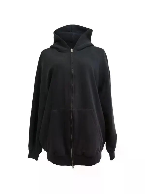 Balenciaga Zip-up Hoodie - Black