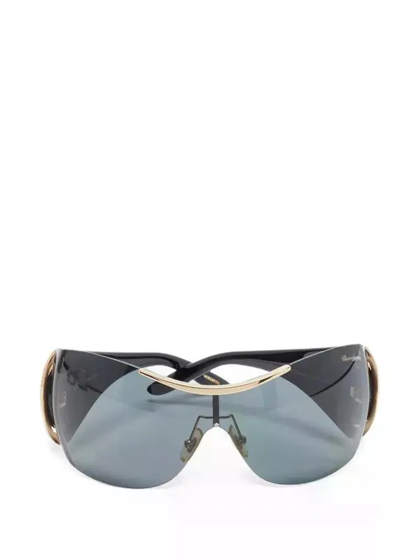 Chopard Crystal-embellished Shield Sunglasses