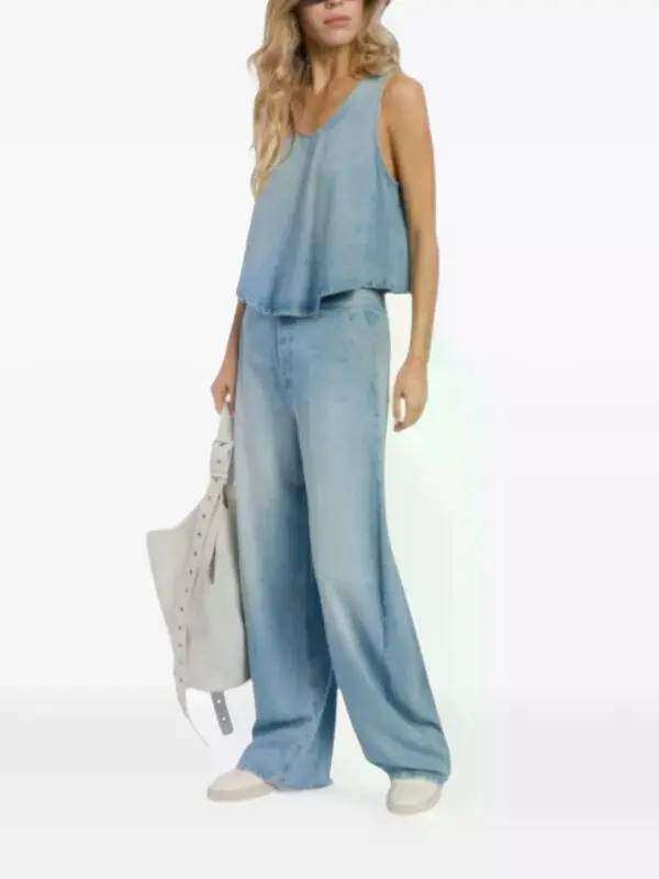 DONDUP Alek Wide-leg Jeans - Blue