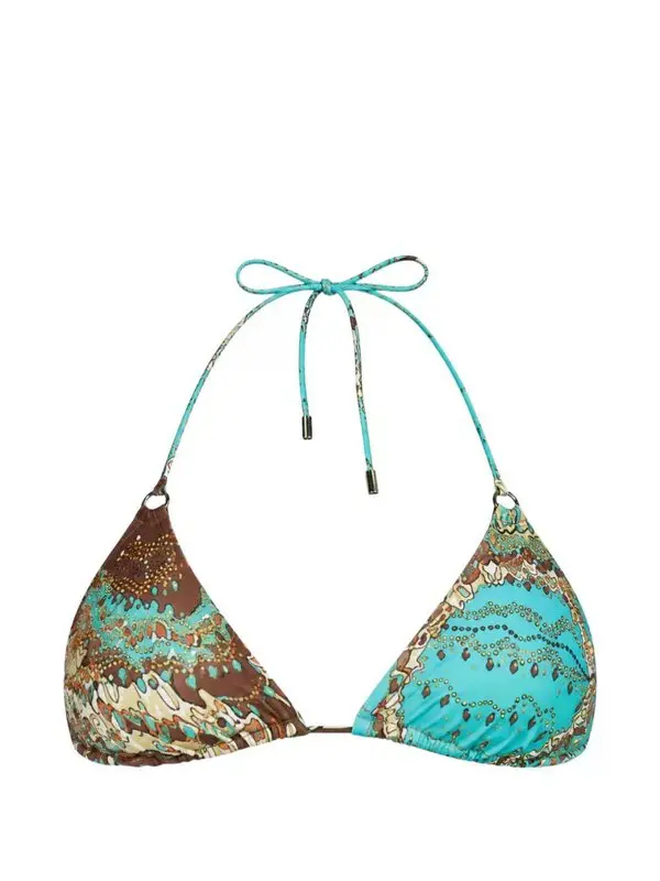 MISS BIKINI LUXE Triangle Bikini - Blue
