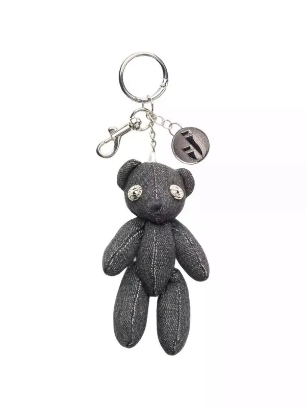 Iceberg Teddy-bear Denim Bag Charm