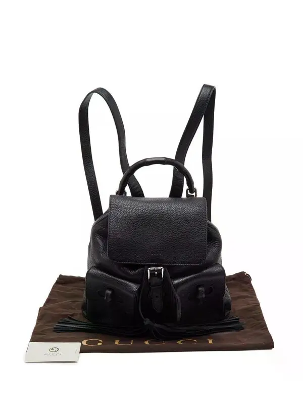 Gucci Bamboo Twin Pocket Backpack