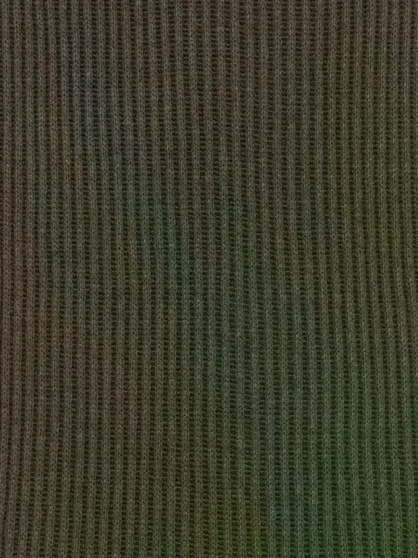 Moschino Logo-intarsia Ribbed Scarf