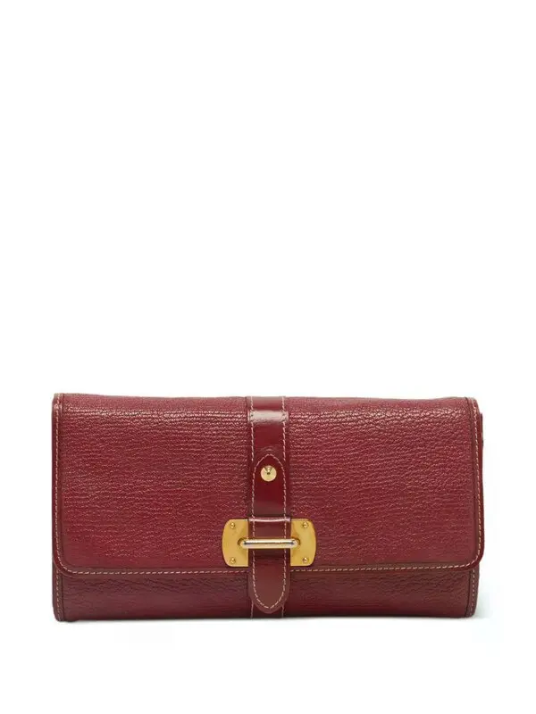 LOUIS VUITTON 2009 Le Favori Suhali Leather Wallet - Red