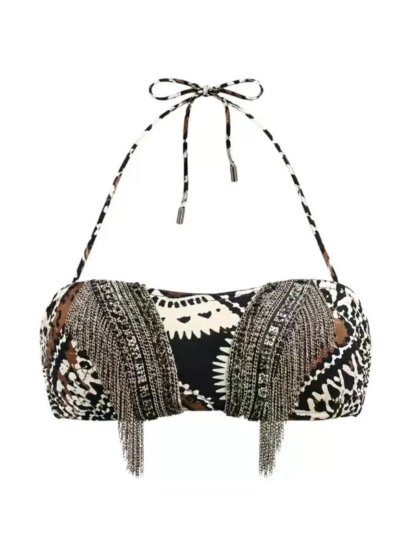 MISS BIKINI LUXE Reggiseno Embellished Bikini Top - Black