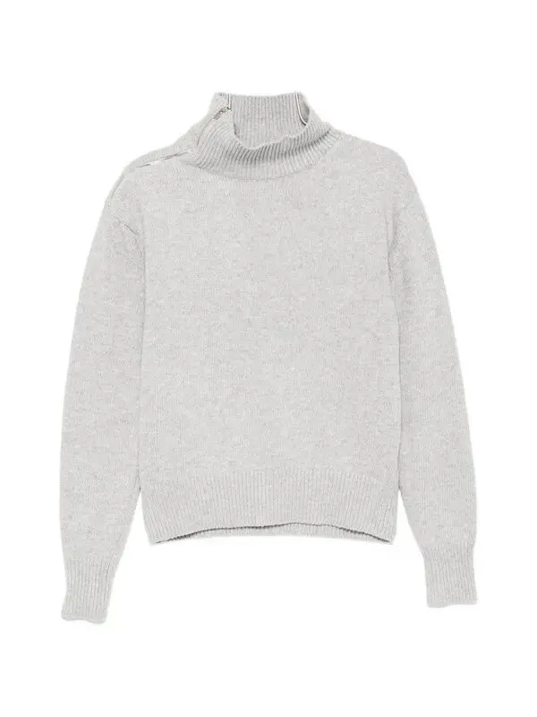 Source Unknown Konny Zipped Sweater - Grey
