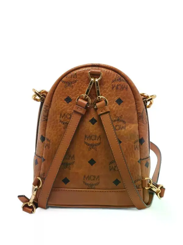 Mcm Mini Patricia Visetos Backpack - Brown