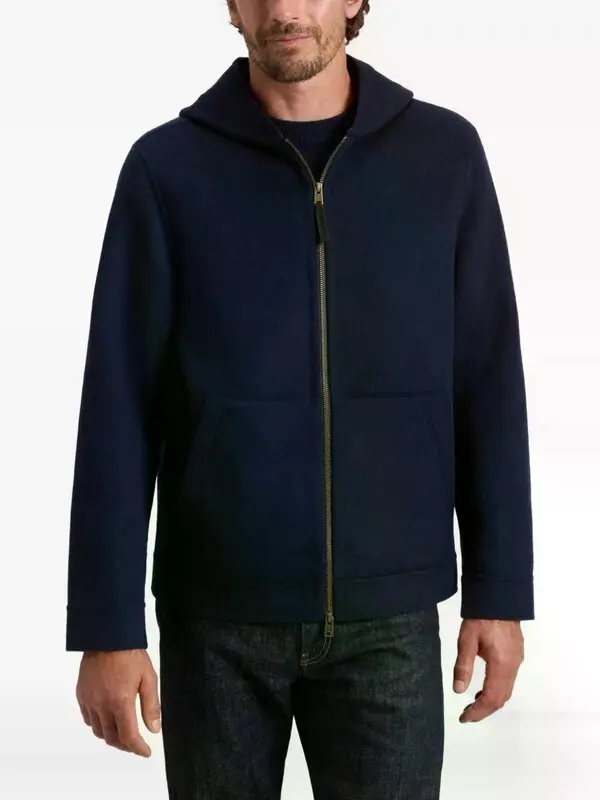 Woolrich Double Wool Hooded Jacket