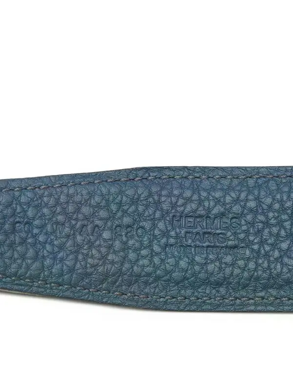 Hermès Reversible Leather Belt - Black