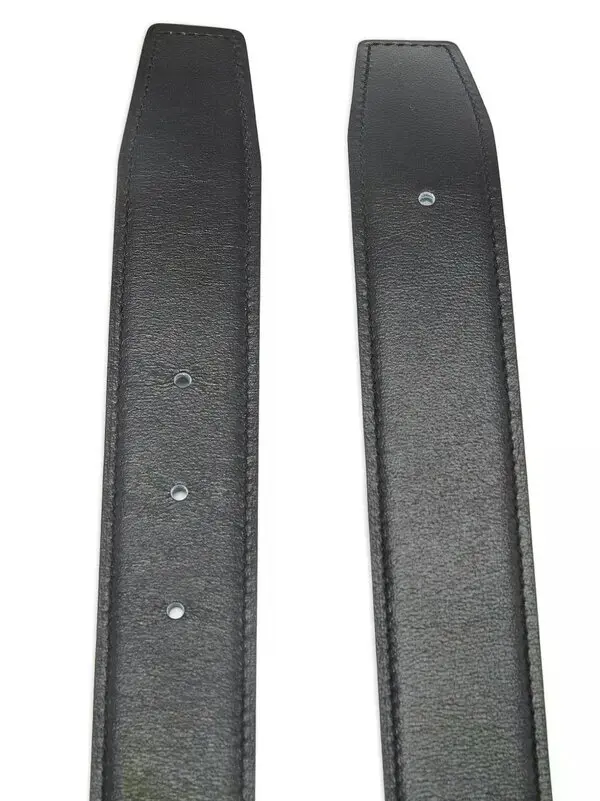 Hermès Reversible Leather Belt - Black