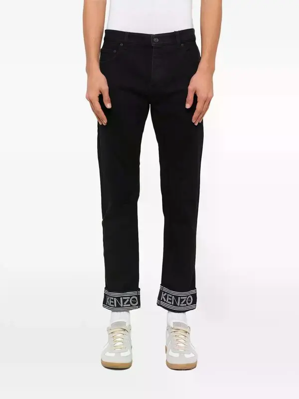 Kenzo Logo-cuff Jeans